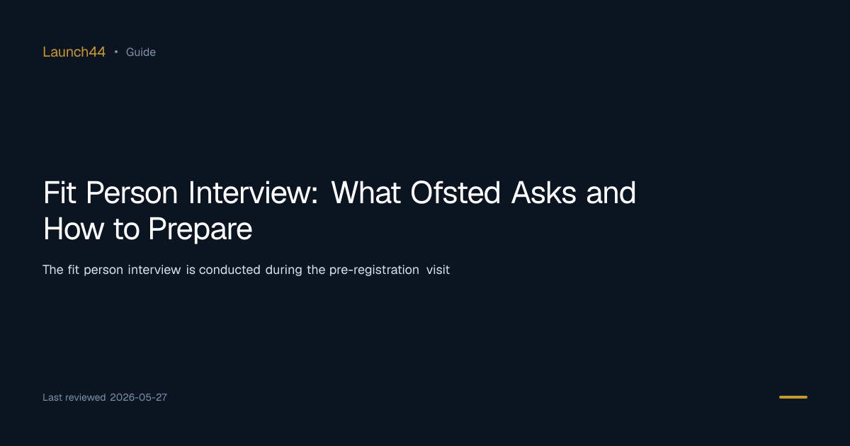 Fit Person Interview Questions & Answers (Ofsted)